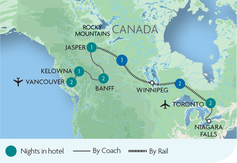 Canada Rail Holidays - Escorted Tours & Trips | Great Rail Journeys