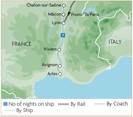 Rhône River Cruises | Great Rail Journeys