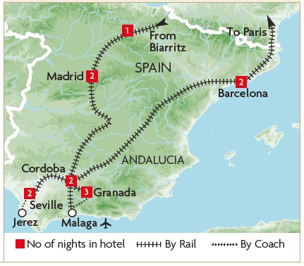 Spain Train Holidays | Great Rail Journeys