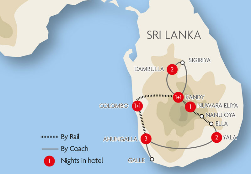 Sri Lanka Train Holidays & Rail Tours | Great Rail Journeys