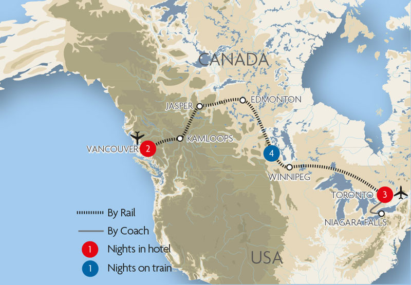 Canada Train Holidays & Rail Tours | Great Rail Journeys