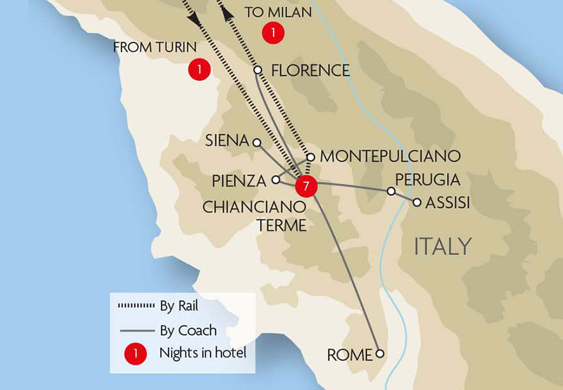 Italy Train Holidays | Great Rail Journeys