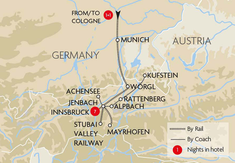 Railways of the Austrian Alps | Great Rail Journeys