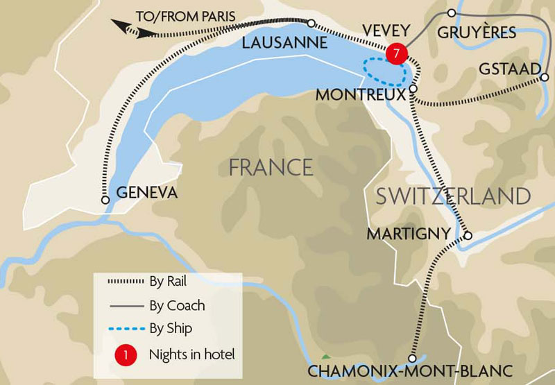 Vevey Train Holidays & Rail Tours | Great Rail Journeys
