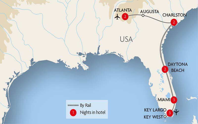 Deep South USA Escorted Tours | Great Rail Journeys