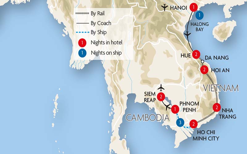 Vietnam Train Holidays & Rail Tours | Great Rail Journeys