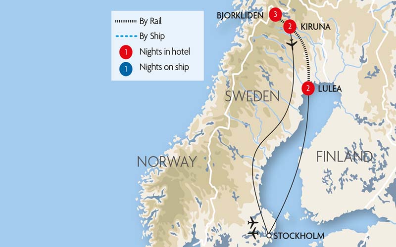 Sweden Train Holidays & Rail Tours | Great Rail Journeys