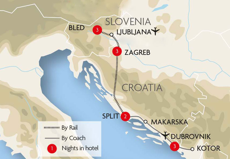 Montenegro Train Holidays & Tours | Great Rail Journeys