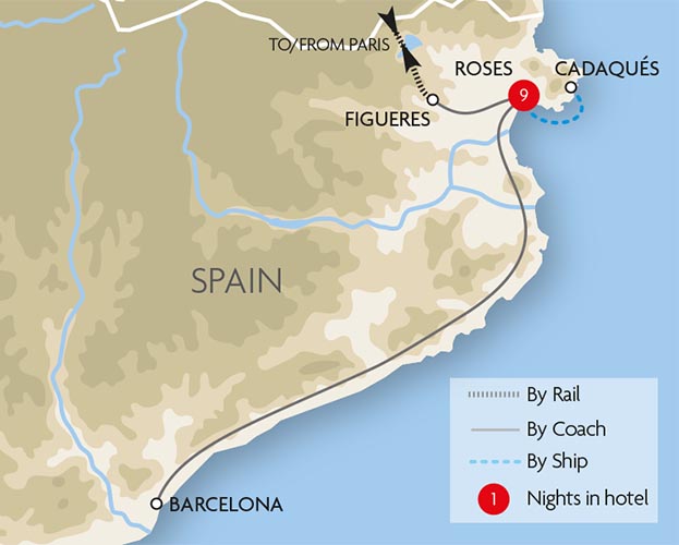 Roses, Cadaques & The Catalan Coast | Great Rail Journeys