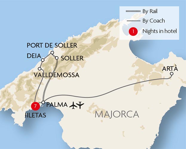 Majorca and The 'Tren de Sóller' Tour | Great Rail Journeys