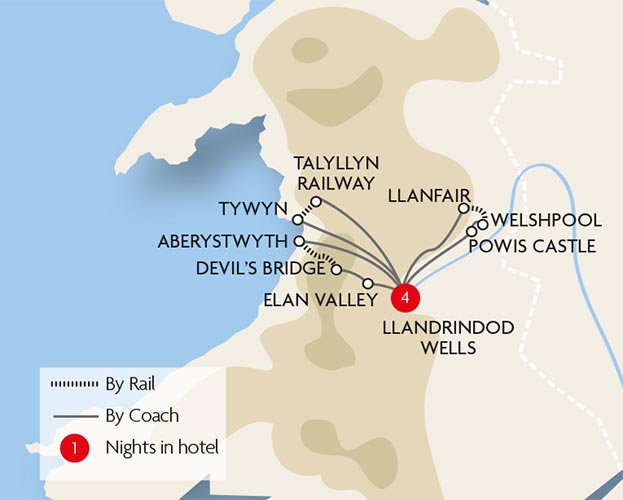 Valleys & Railways of Mid Wales Tour | Great Rail Journeys