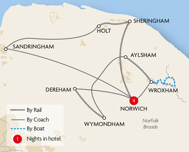 Norwich Train Holidays & Rail Tours | Great Rail Journeys