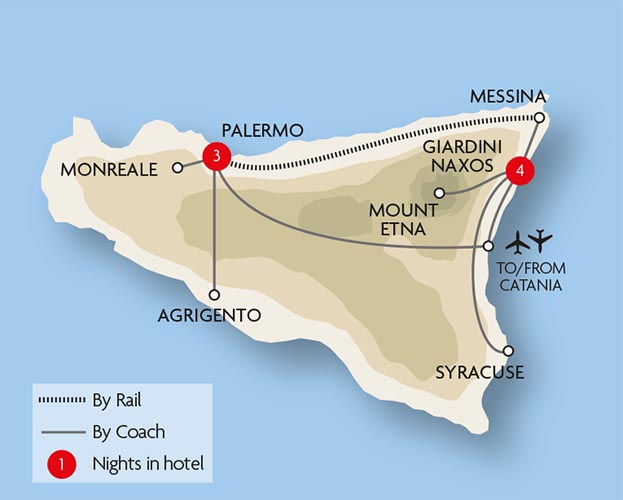 The Magic of Sicily Tour | Great Rail Journeys
