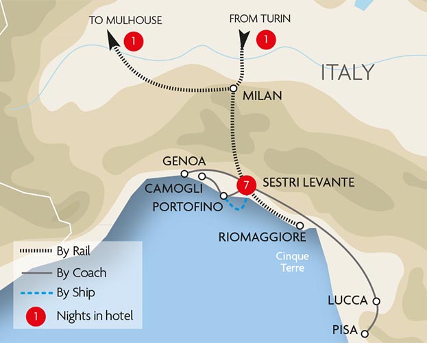 Portofino Train Holidays & Rail Tours | Great Rail Journeys