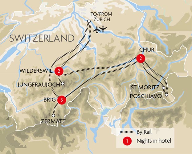 Glacier Express - Rail Tours | Great Rail Journeys
