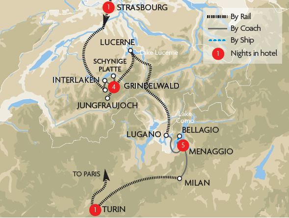 Switzerland and Lake Como Tour | Great Rail Journeys
