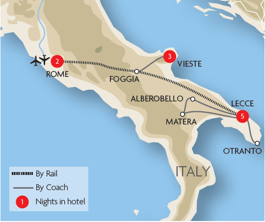 Alberobello Train Holidays | Great Rail Journeys