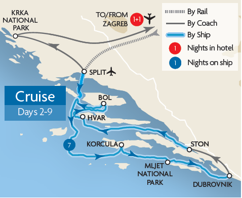 Croatia Train Holidays & Rail Tours | Great Rail Journeys