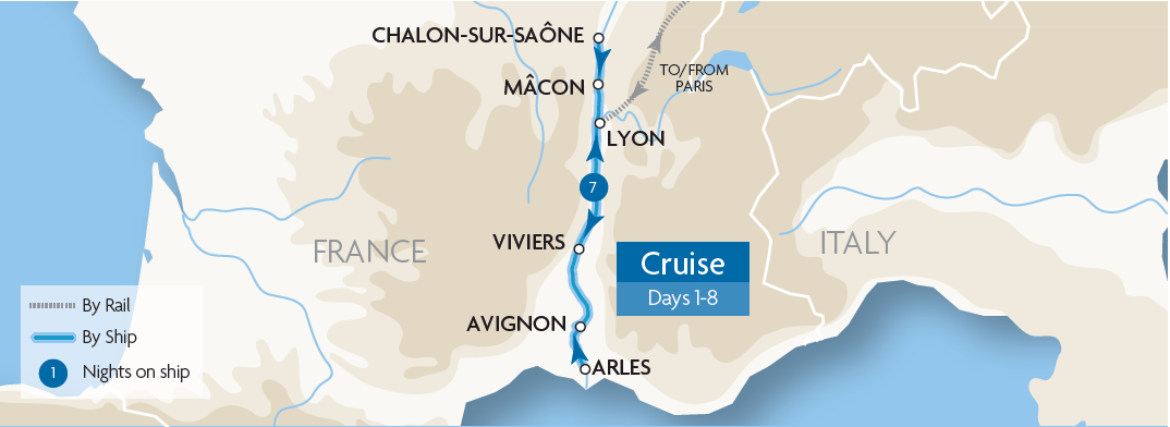 Rhône Escorted River Cruises | 2020/21 Cruises on sale | Great Rail ...