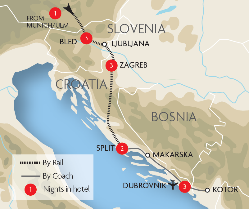 Montenegro Train Holidays & Tours | Great Rail Journeys