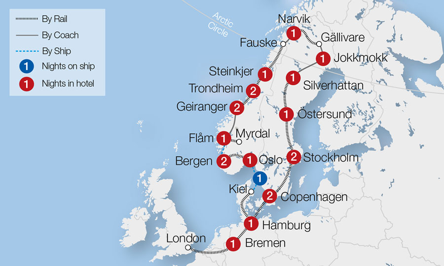 Grand Arctic Circle Explorer Tour | Great Rail Journeys