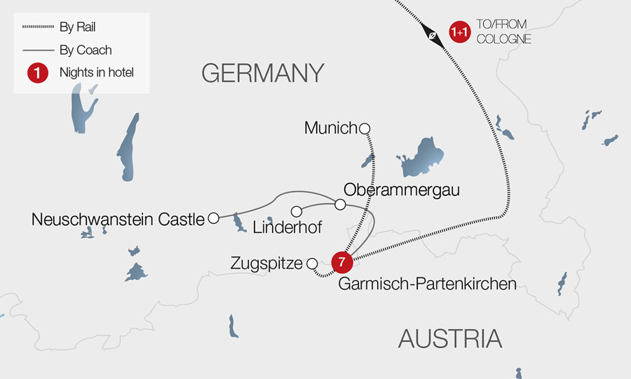 Fairytale Castles & Bavarian Alps | Great Rail Journeys