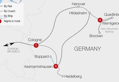 Escorted Harz Mountains Tours | Great Rail Journeys