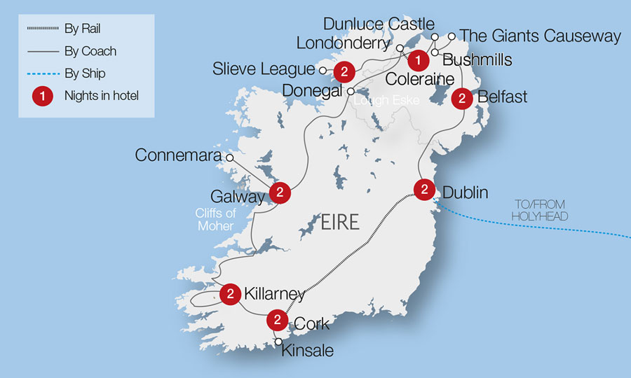 Ireland Train Holidays & Rail Tours | Great Rail