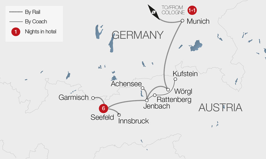 Railways of the Austrian Alps Tour | Great Rail Journeys