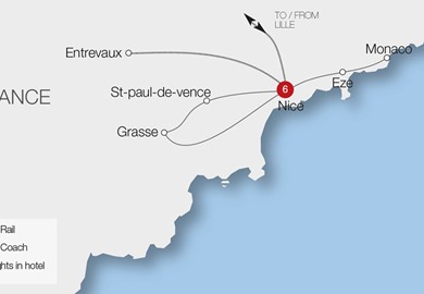Nice and the Cote d'Azur Tour | Great Rail Journeys