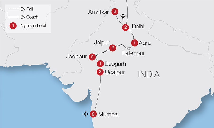India Train Holidays & Train Holidays | Great Rail Journeys