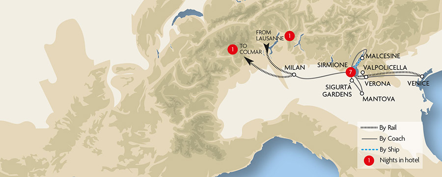 Sirmione on Lake Garda Tour | Great Rail Journeys