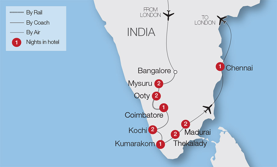 Kerala Railway Map Jungle Maps: Map Of Kerala India