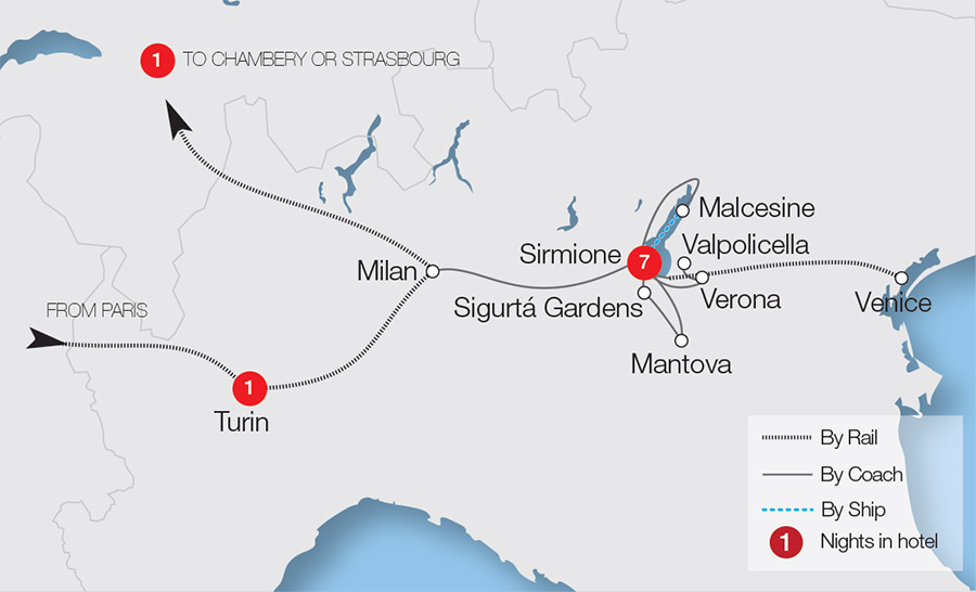 Sirmione on Lake Garda Tour | Great Rail Journeys