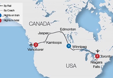 British Columbia Train Tours | Great Rail Journeys