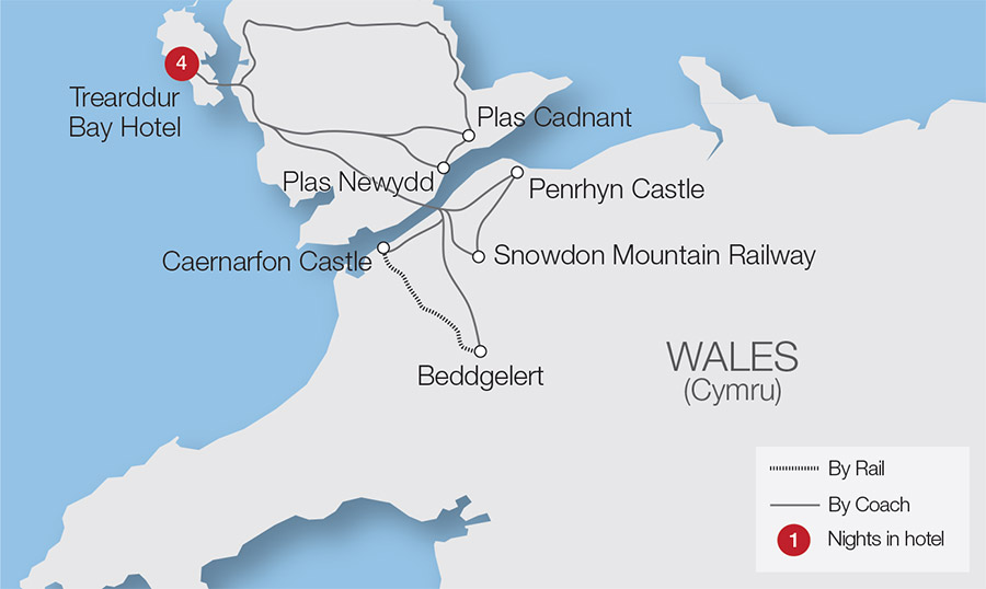 Anglesey and Mount Snowdon Summit by Steam | Great Rail Journeys
