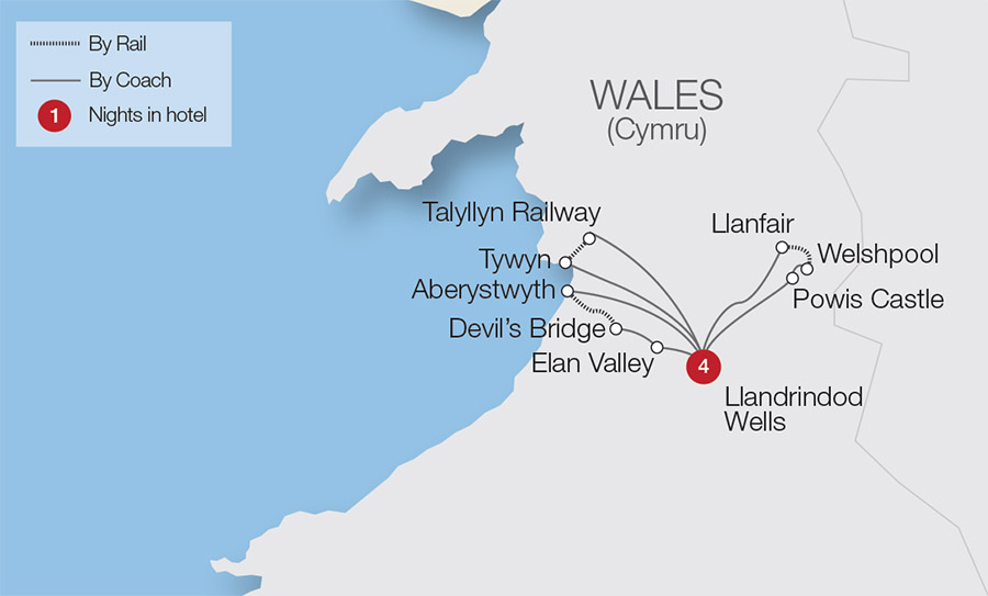 Wales Rail Holidays - Escorted Tours & Trips | Great Rail Journeys