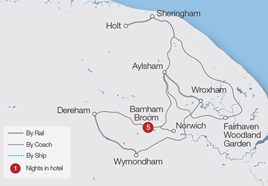 Norwich Train Holidays & Rail Tours | Great Rail Journeys