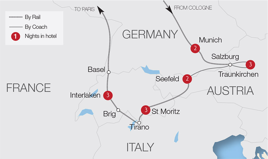 Tour | Grand Alpine Explorer | Great Rail Journeys | APG20