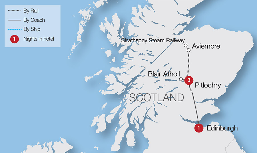 Tour | Enchanted Forest & Autumn Colours in the Highlands | Great Rail ...