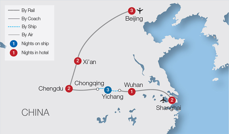 Tour | Grand Tour of China | Great Rail Journeys | CYG20