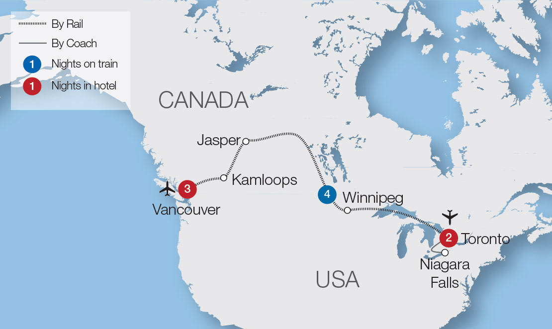 Canada Rail Holidays - Escorted Tours & Trips | Great Rail Journeys