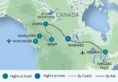 Canada Rail Holidays - Escorted Tours & Trips | Great Rail Journeys