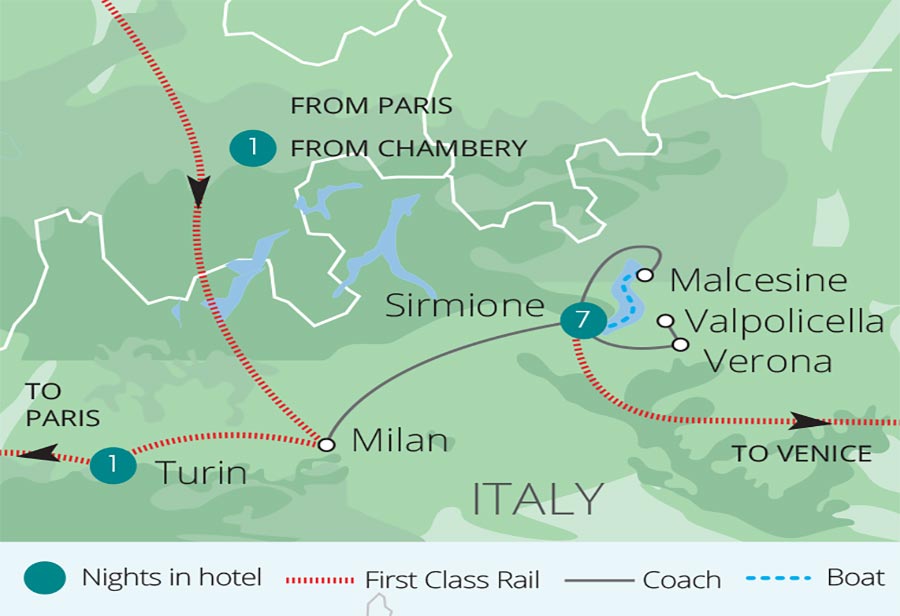 Italy Rail Holidays - Escorted Tours & Trips | Great Rail Journeys