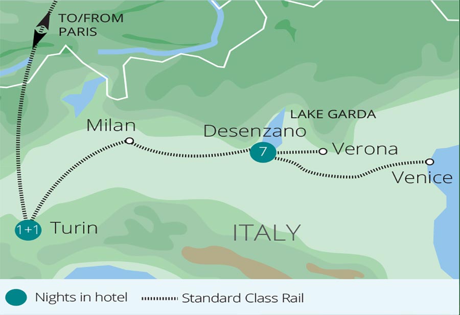 Tour | Simply Lake Garda | Great Rail Journeys | DZL22