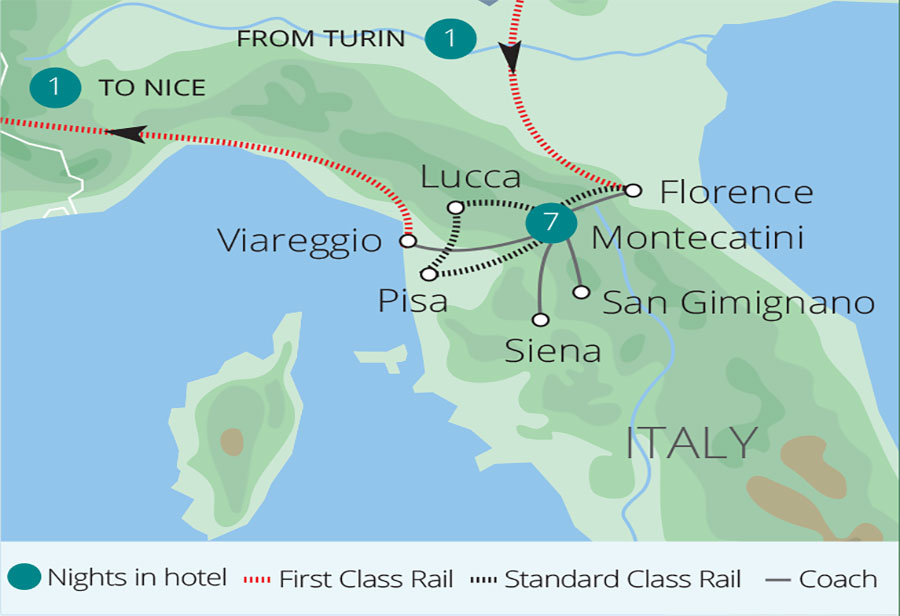 Italy Rail Holidays - Escorted Tours & Trips | Great Rail Journeys