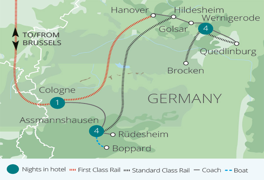 Harz Mountains Tours | Escorted Holidays by Rail | Great Rail Journeys