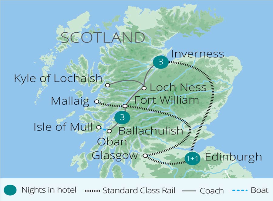 Scotland Rail Holidays - Escorted Tours & Trips | Great Rail Journeys