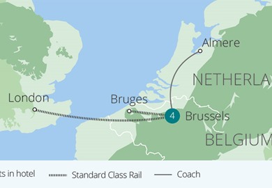 Belgium Train Holidays & Rail Tours | Great Rail Journeys