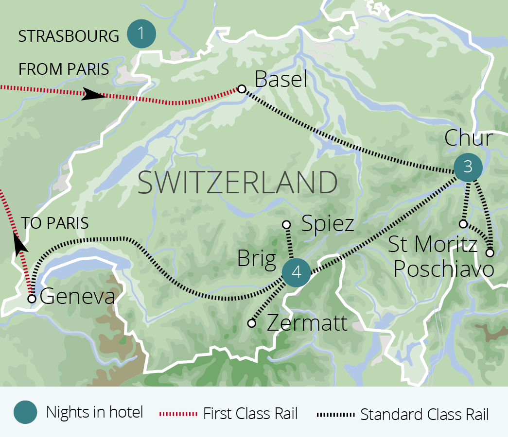 Swiss Rail Holidays - Escorted Tours in Switzerland| Great Rail Journeys